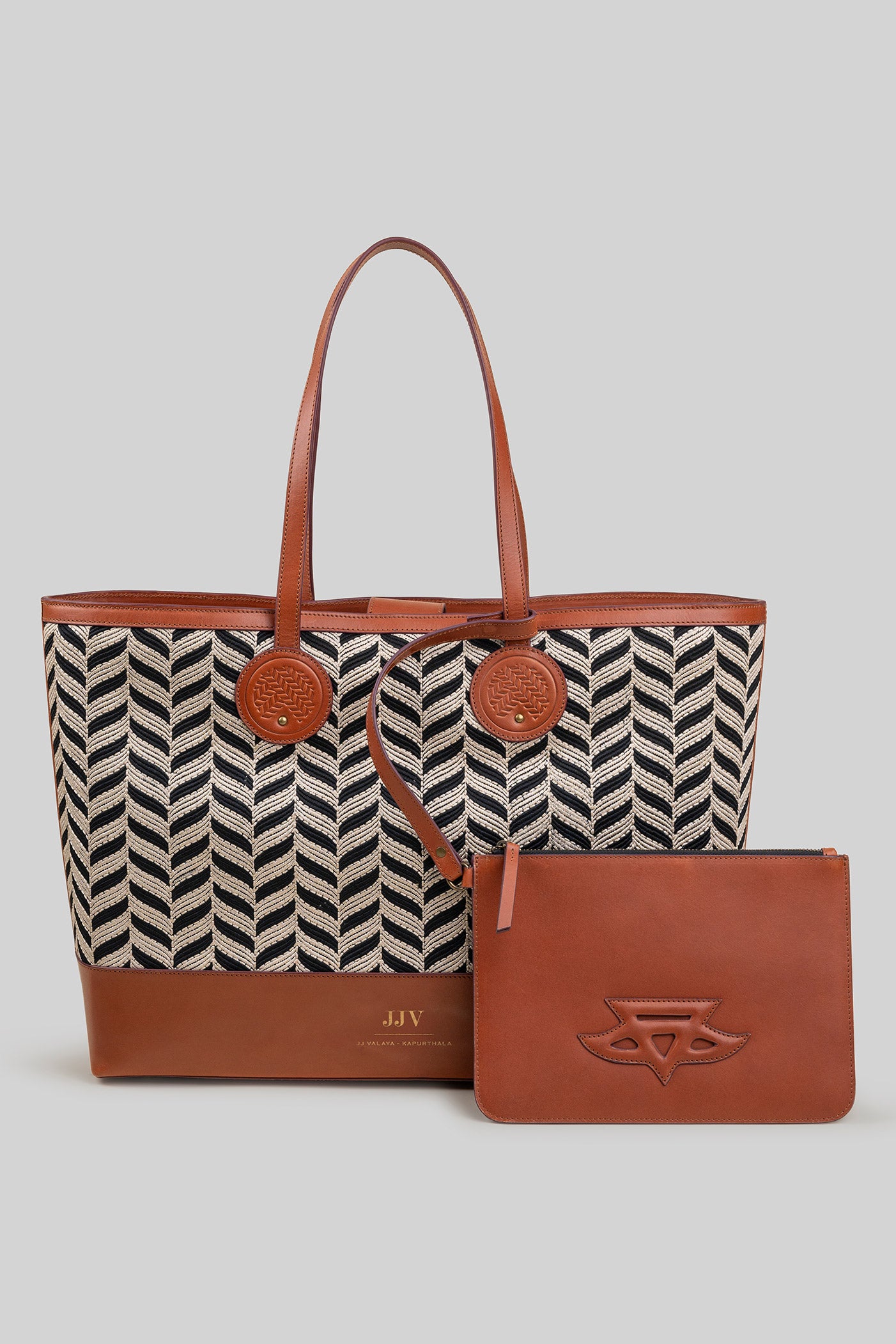 Cord Appliqué Che Tote Bag | Tan