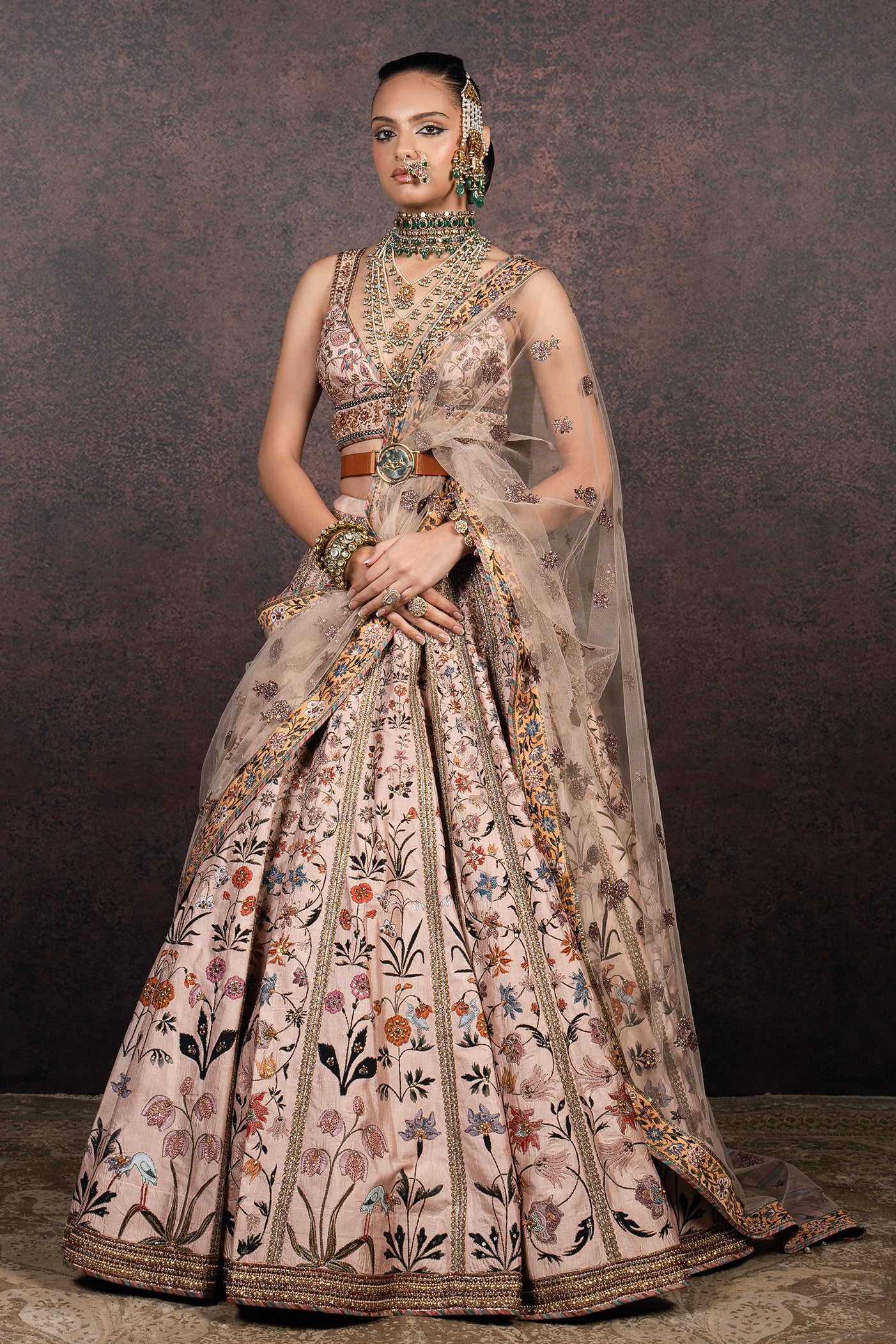 Rose Pink Lehenga Set | MURAQQA