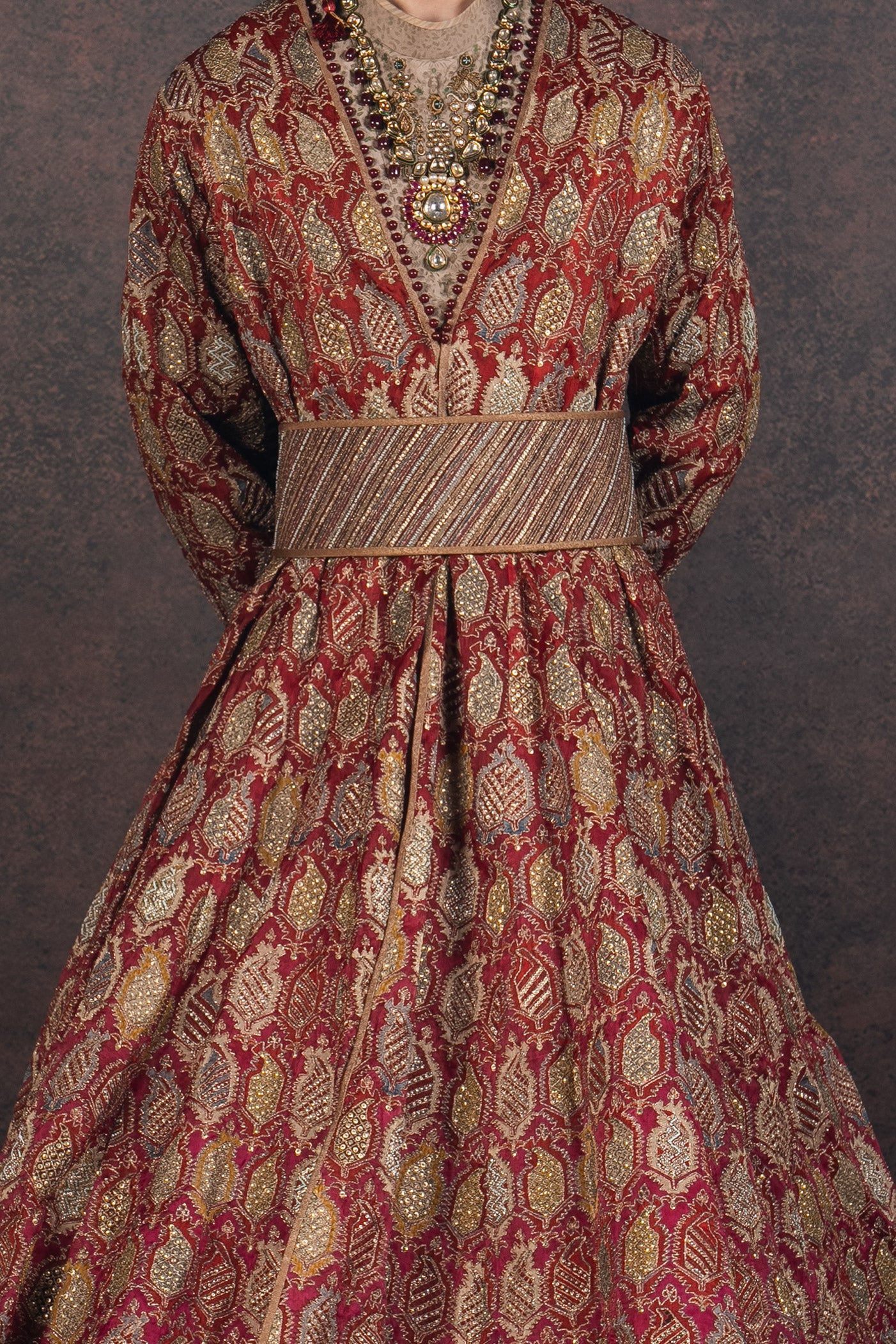 Multi-Colored Embroidered Kamarbandh | MURAQQA